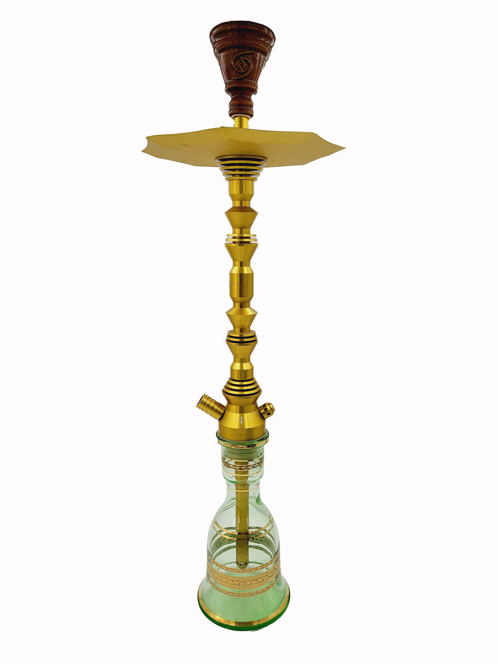 B2 Gold CNC Hookah 34"