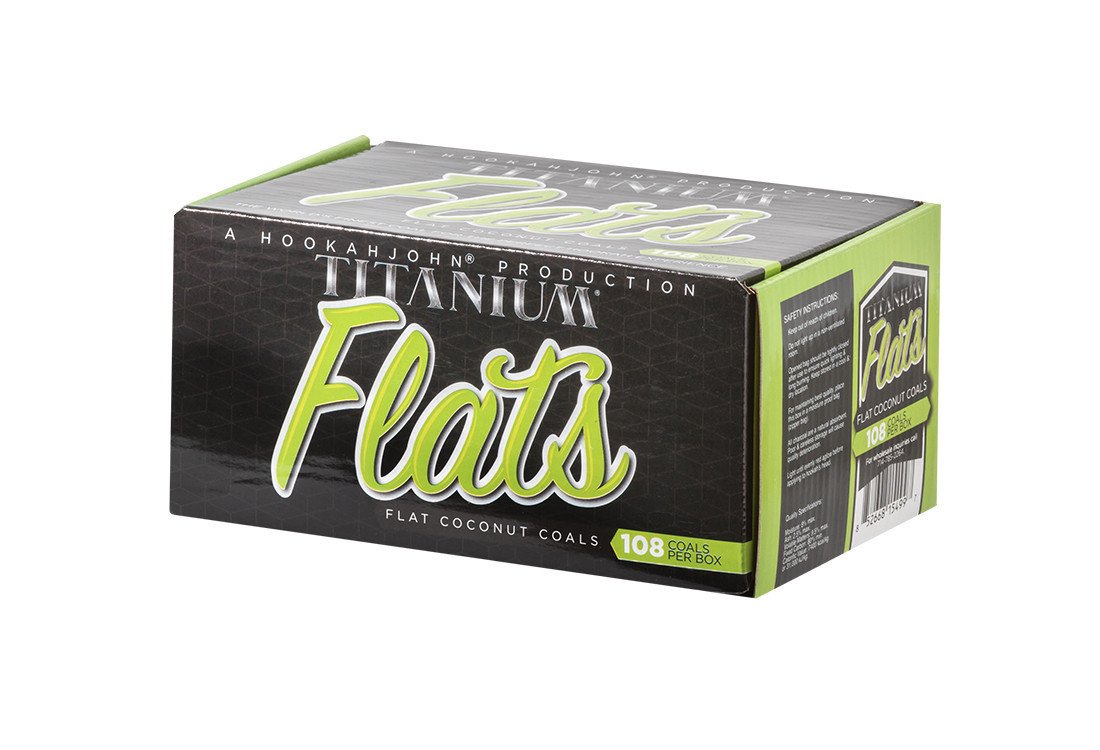 Titanium Coconut Hookah Charcoal 108pcs - TheHookah.com